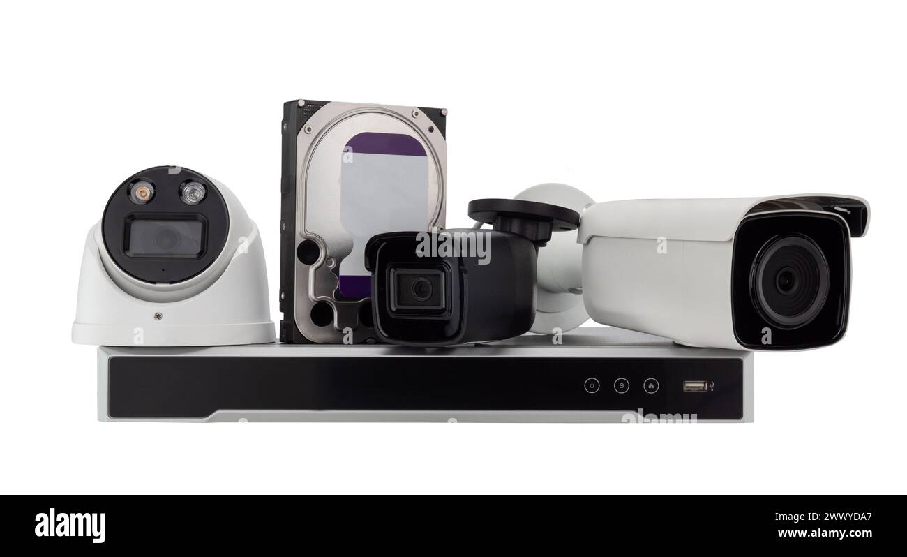 Remote cameras Banque d'images détourées - Alamy