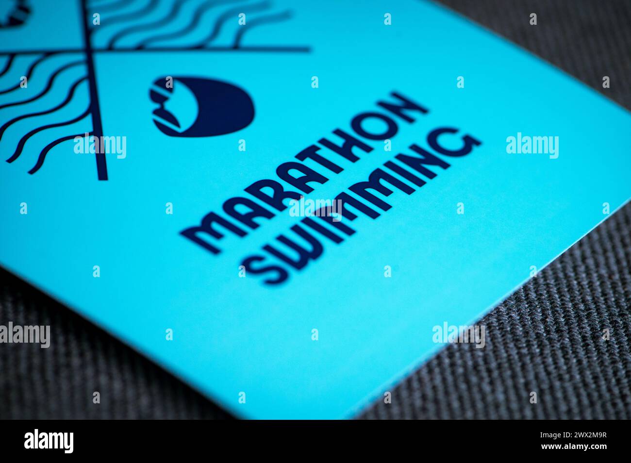 Pictogramme marathon natation pour les jeux olympiques d'été de paris ...