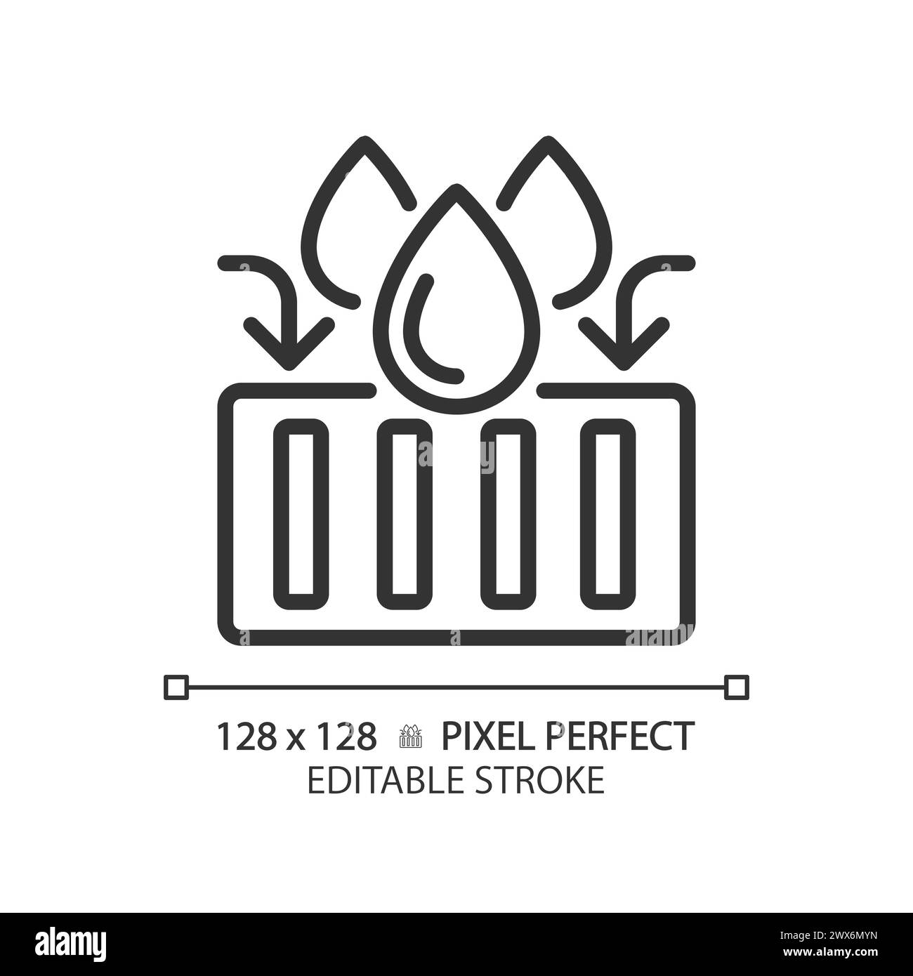 La gestion des eaux pluviales Banque d'images vectorielles - Alamy