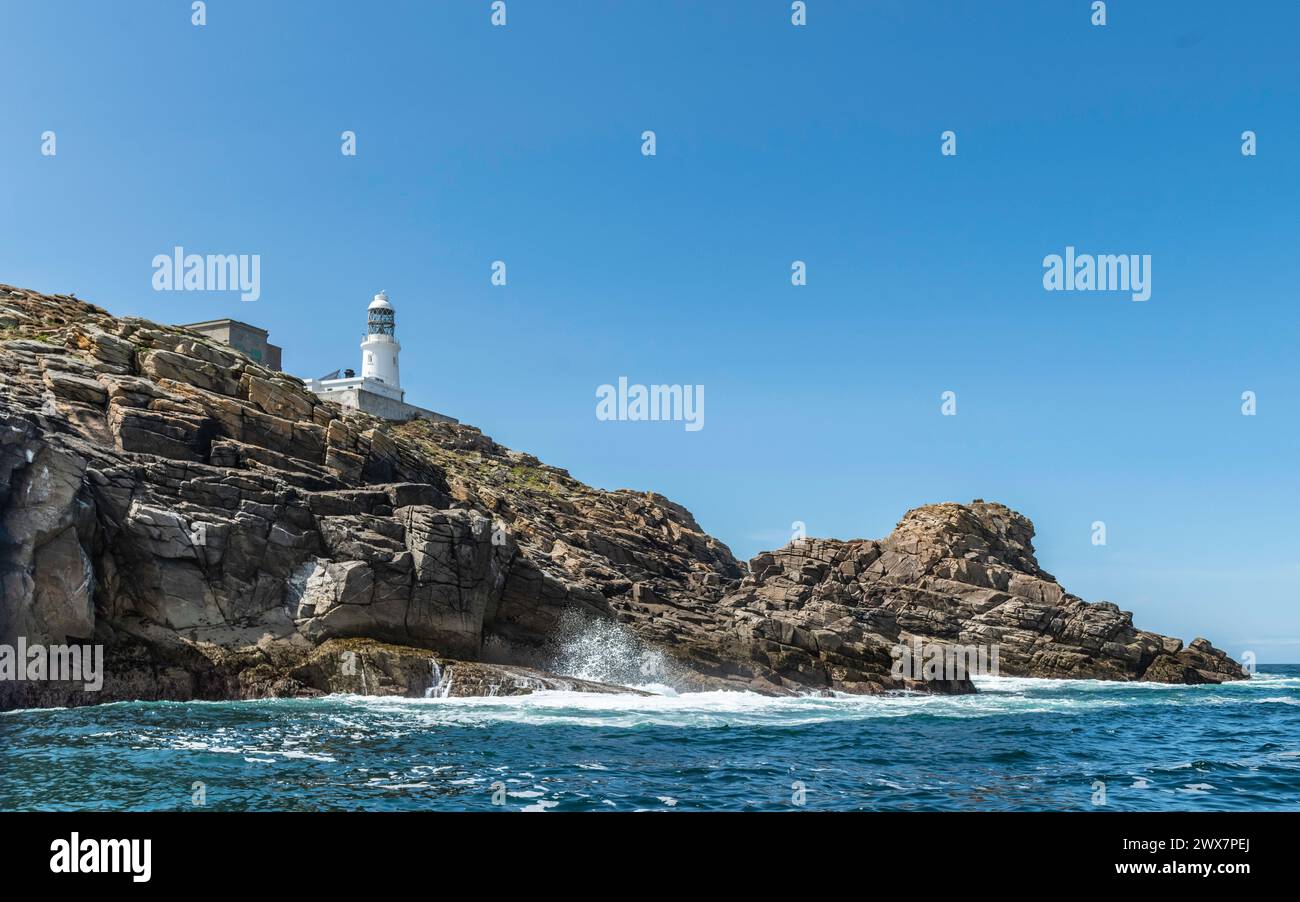 Round island lighthouse Banque de photographies et d’images à haute ...