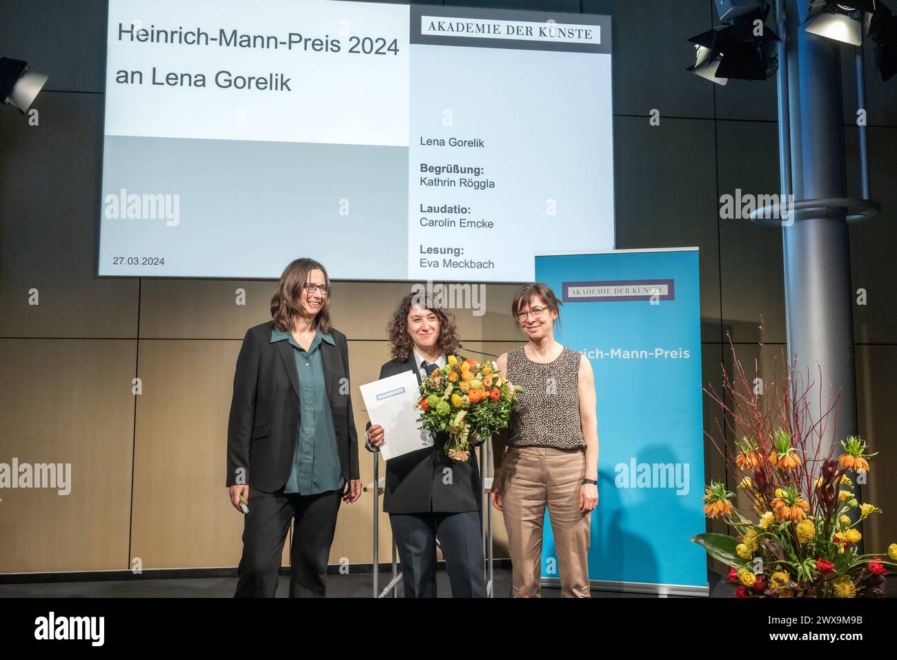 Heinrich-Mann-Preis 2024 Heinrich-Mann-Preis 2024 an Lena Gorelik in ...
