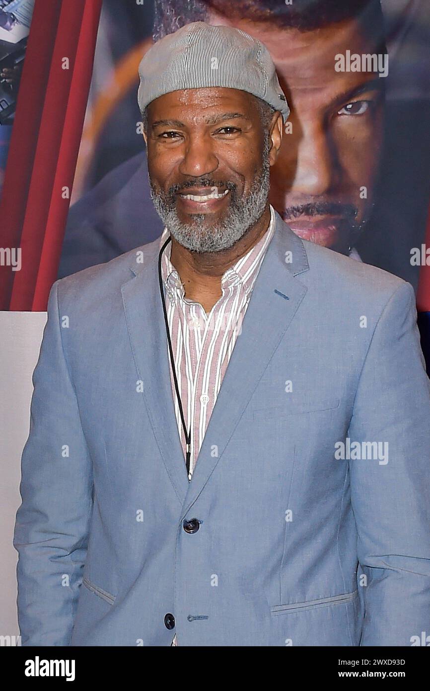 Ricco Ross auf der WonderCon 2024 im Anaheim Convention Center. Anaheim ...