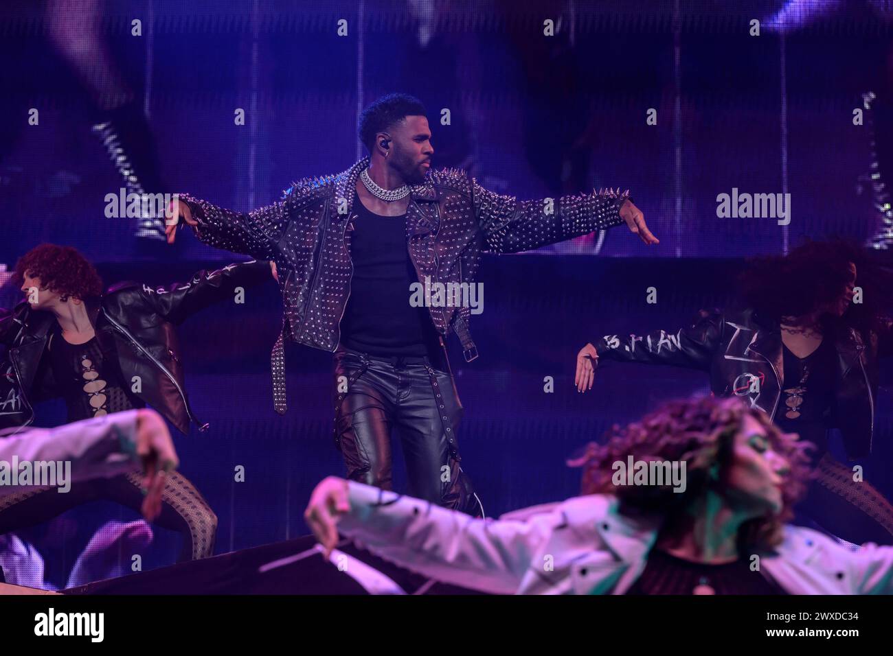 Jason Derulo Nu King Tour 2024 live in der Olympiahalle, München am 26. ...