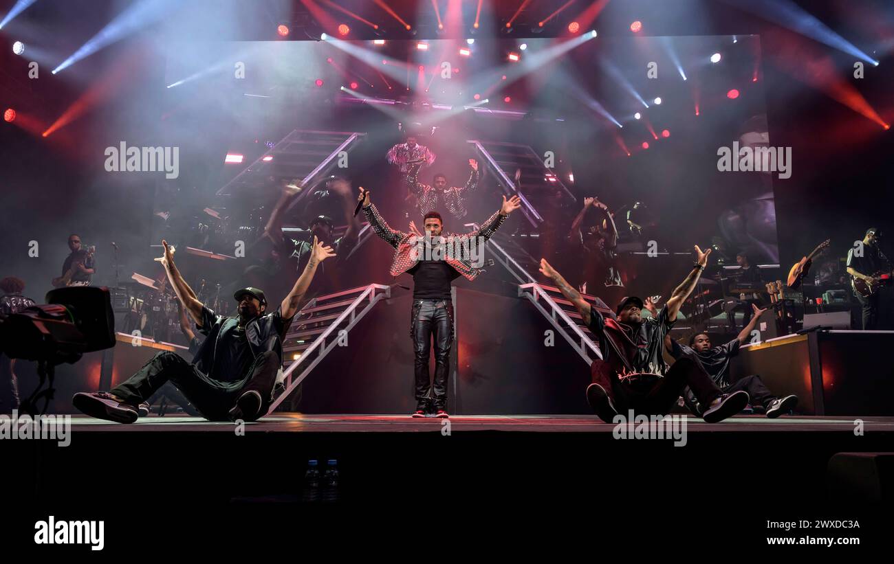 Jason Derulo Nu King Tour 2024 live in der Olympiahalle, München am 26. ...