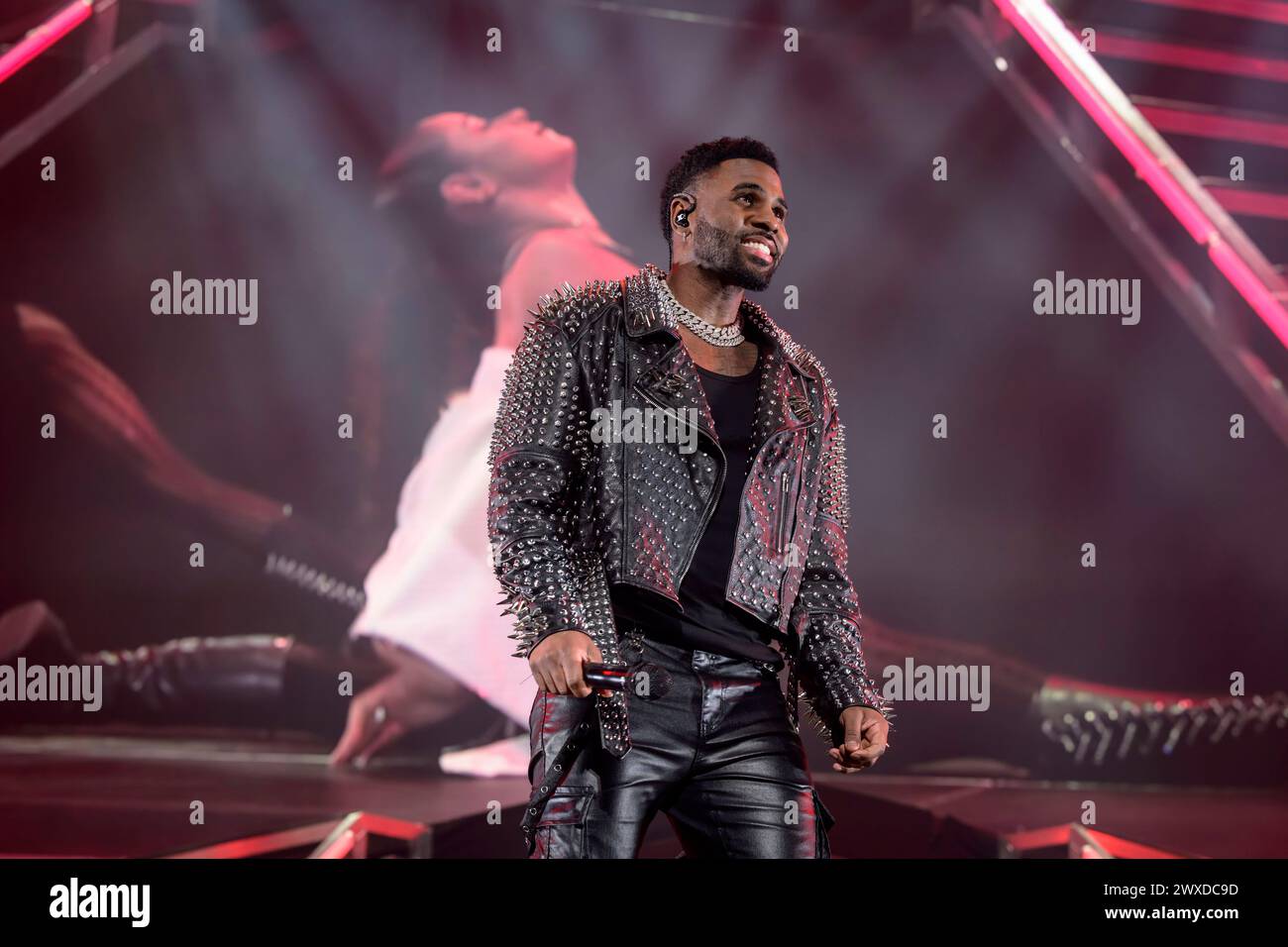 Jason Derulo Nu King Tour 2024 live in der Olympiahalle, München am 26. ...