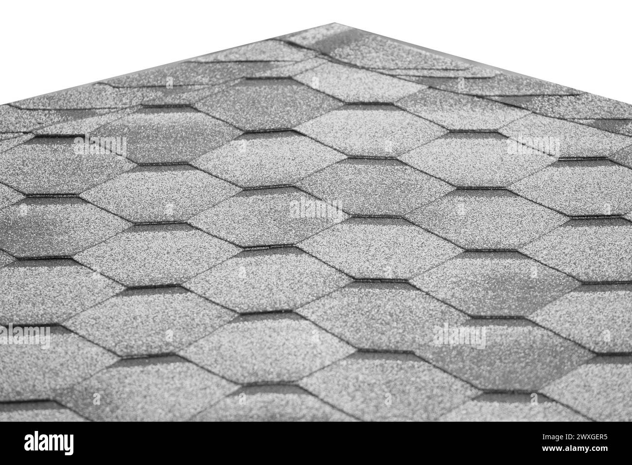 Tuile de toit rouge Banque d'images noir et blanc - Alamy