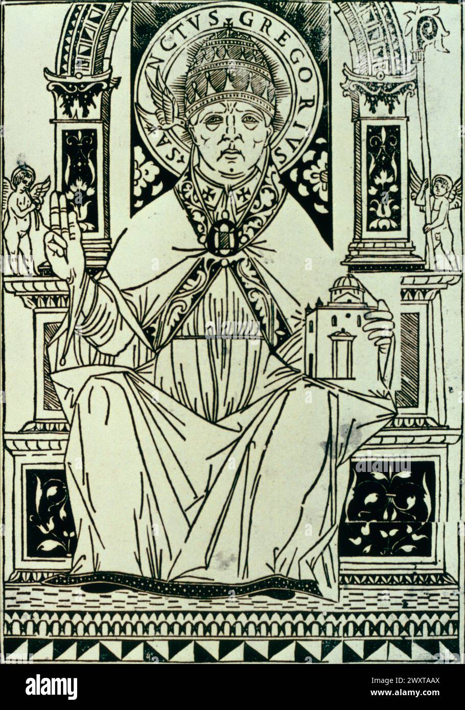 Portrait du pape gregory i Banque de photographies et d’images à haute ...