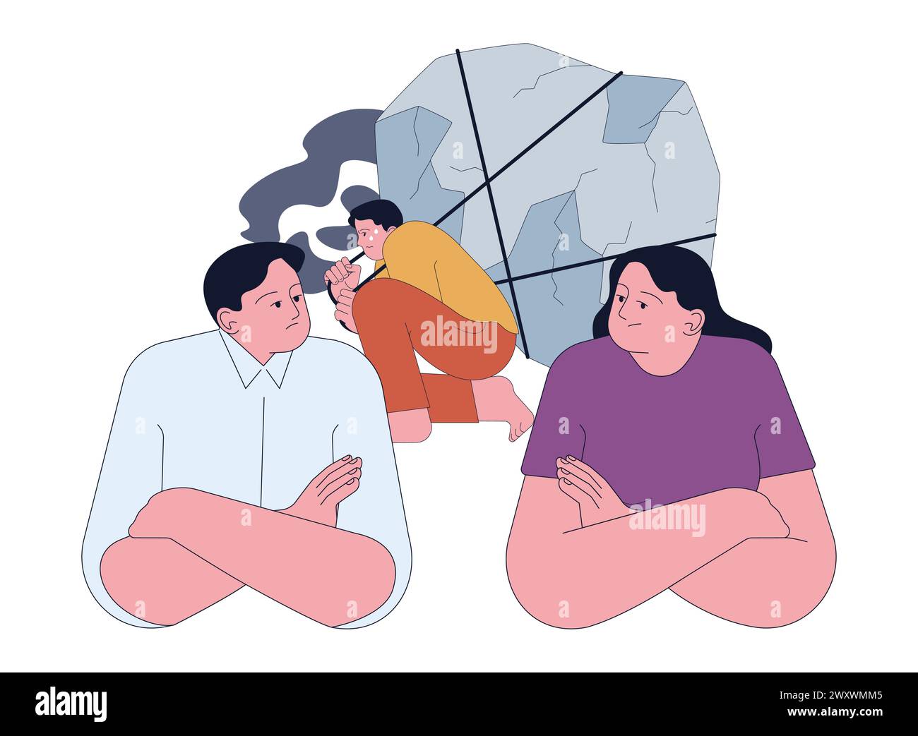 Les fardeaux Banque d'images vectorielles - Alamy