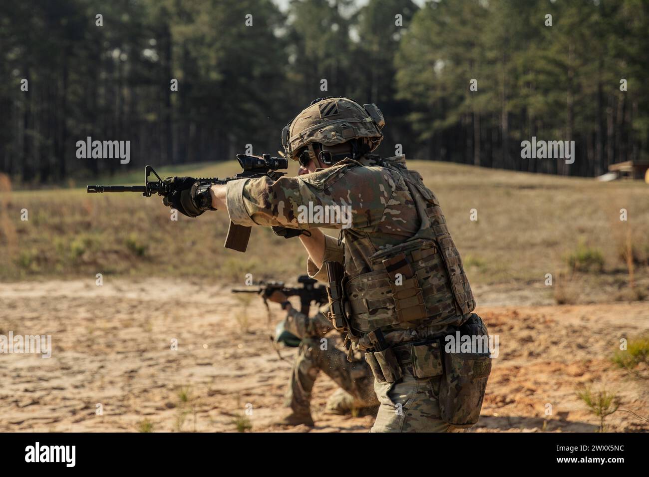 Justin Baucom, un officier adjoint des opérations de l'équipe de combat ...