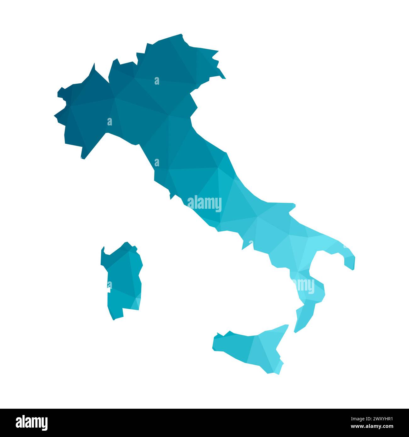 Vector map italy country Banque d'images vectorielles - Alamy