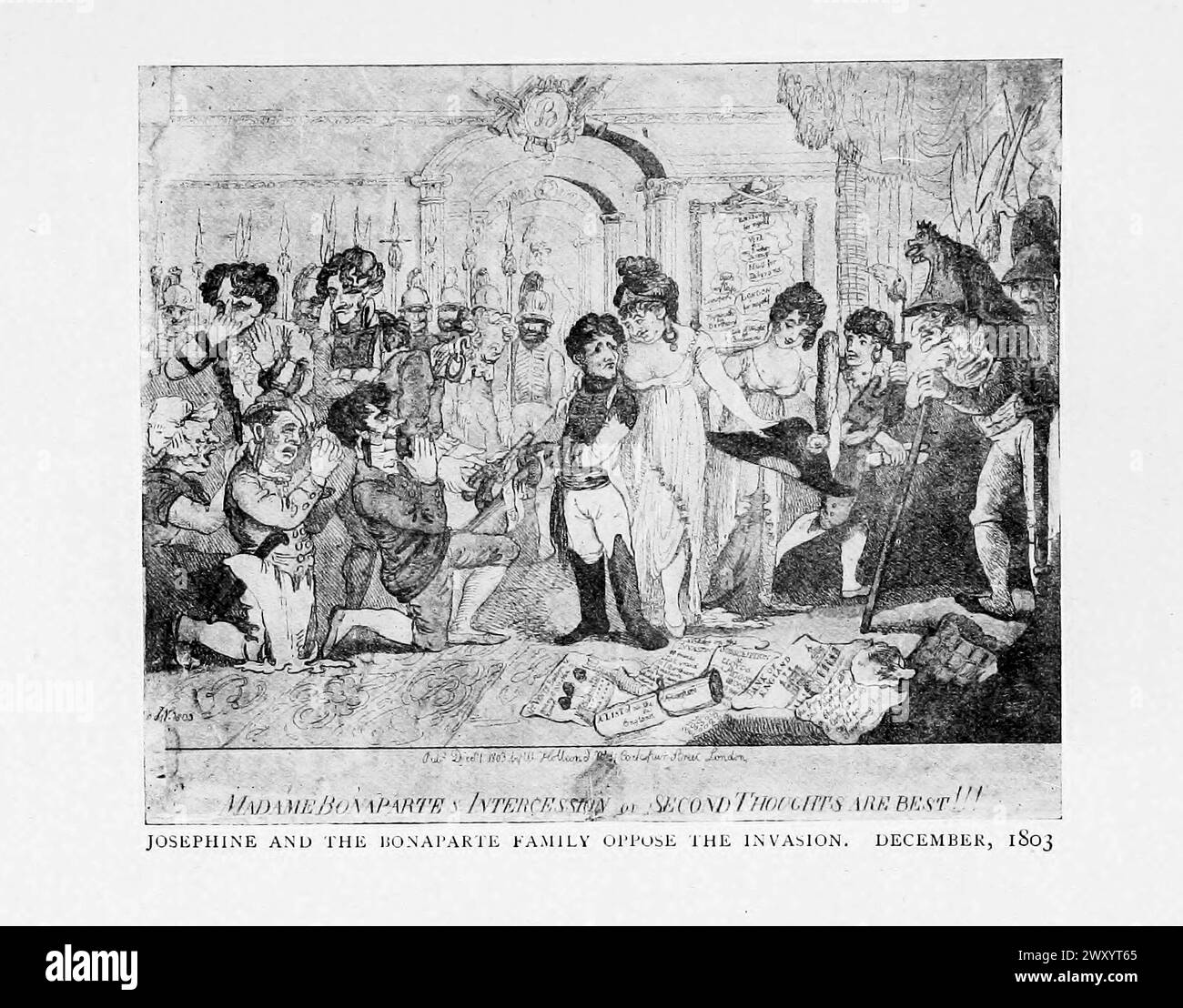 Cartoon illustration napoleon bonaparte Banque de photographies et d ...