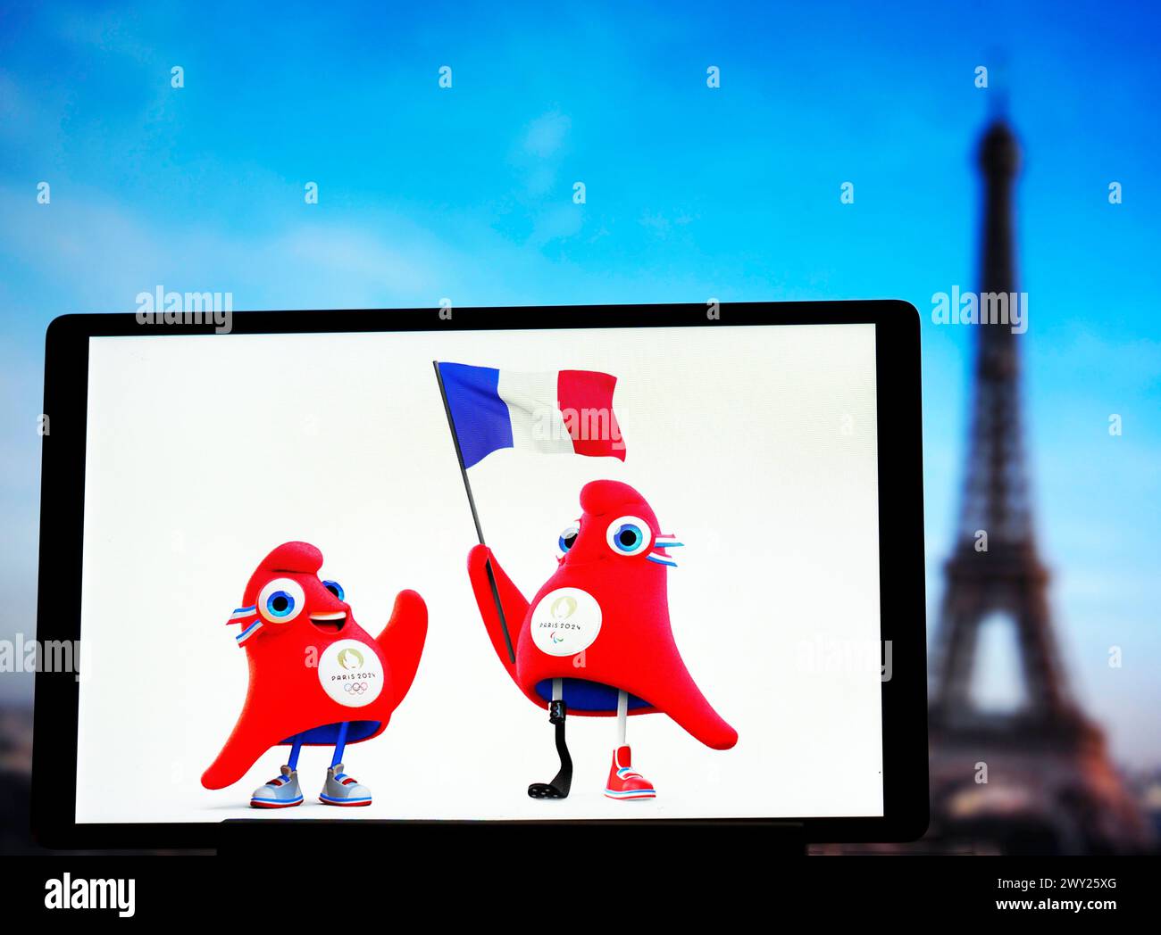 Allemagne - 3 avril 2024 : dans cette illustration photo, le phryge ... Allemagne - 3 avril 2024 : dans cette illustration photo, le phryge ...