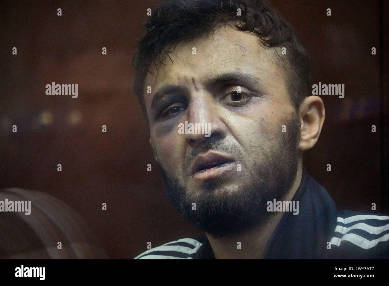 FILE - Dalerdzhon Mirzoyev, a suspect in the Crocus City Hall shootings ...