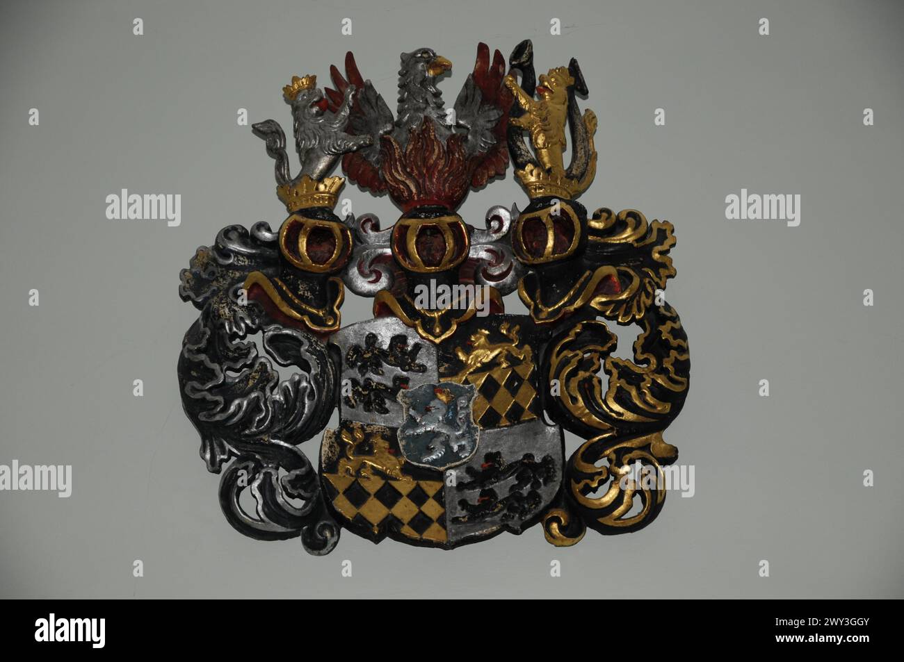 Blason noir Banque de photographies et d’images à haute résolution - Alamy