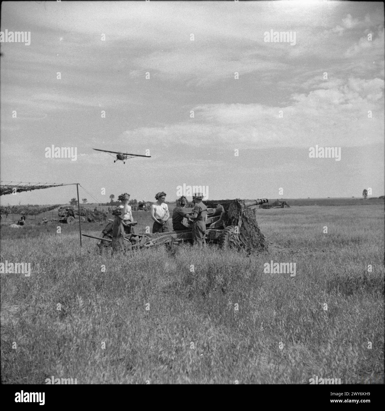 L'ARMÉE BRITANNIQUE EN NORMANDIE 1944 - un avion Auster Mk IV AOP du No ...