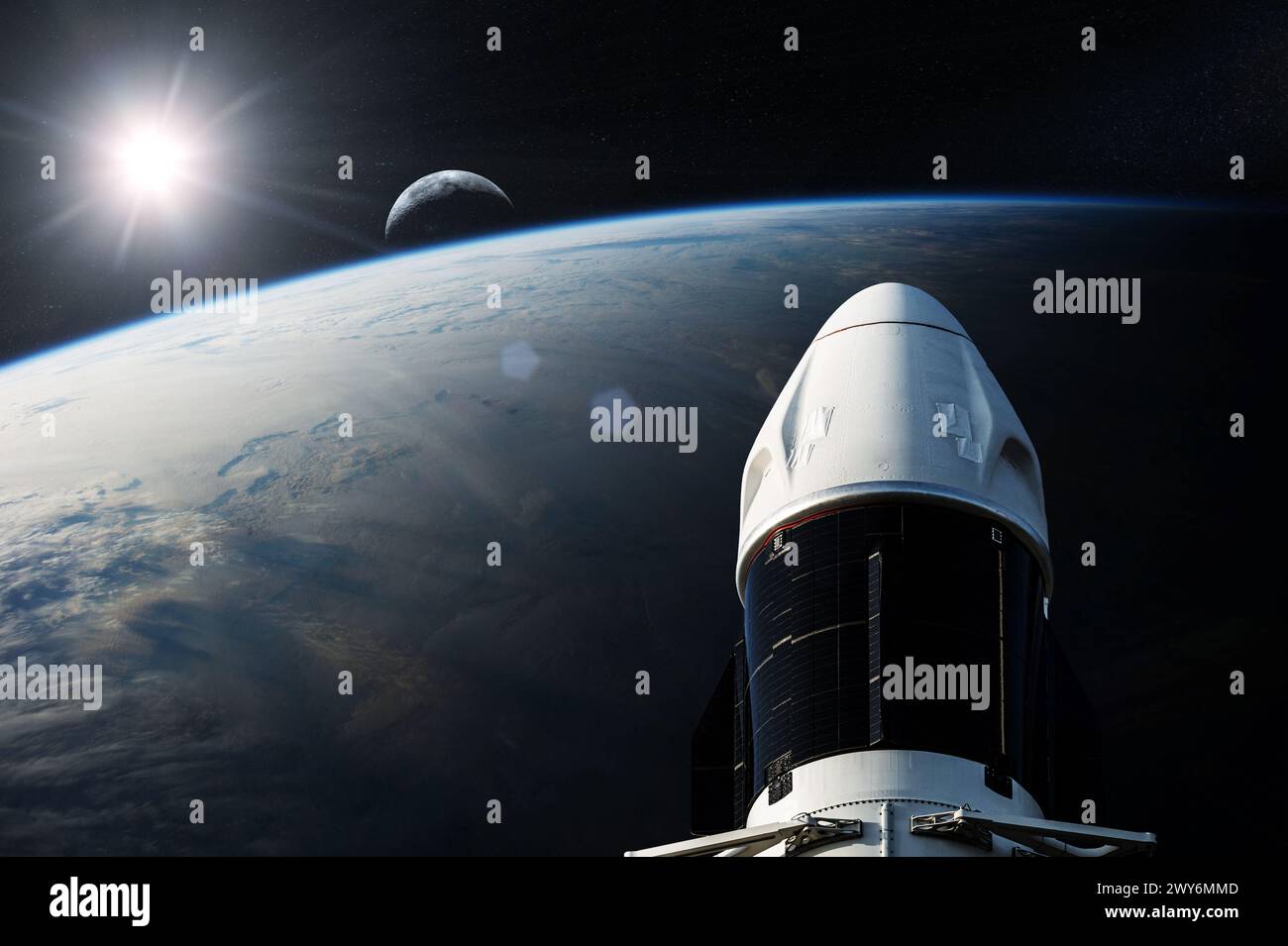 Orbite terrestre basse commerciale Banque de photographies et d’images ...