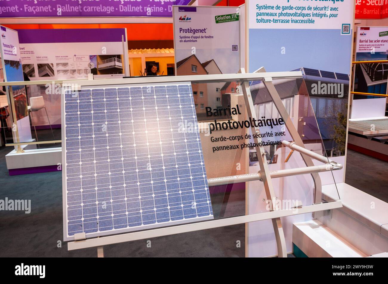 Paris, France, gros plan, intérieur, salon du bâtiment de l'industrie ...