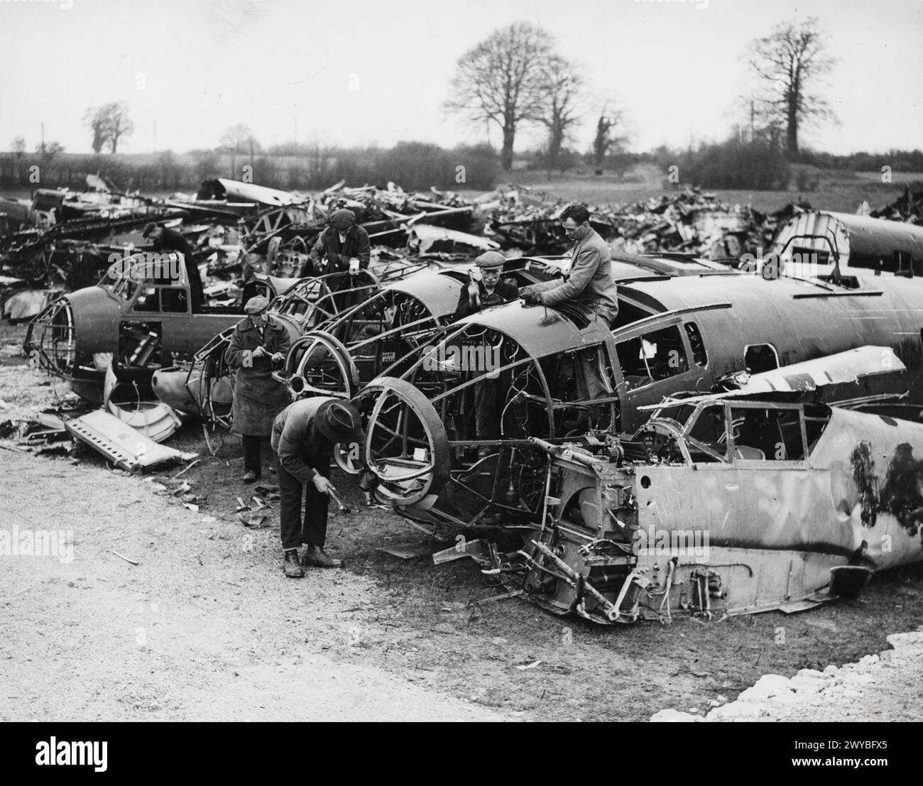 THE LUFTWAFFE 1939-45 - les épaves d'avions de la Luftwaffe dans un ...