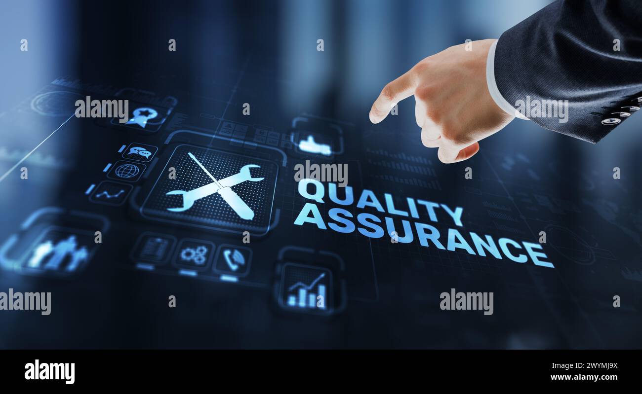 Assurance qualité garantie de service ISO DIN concept standard de vente ...