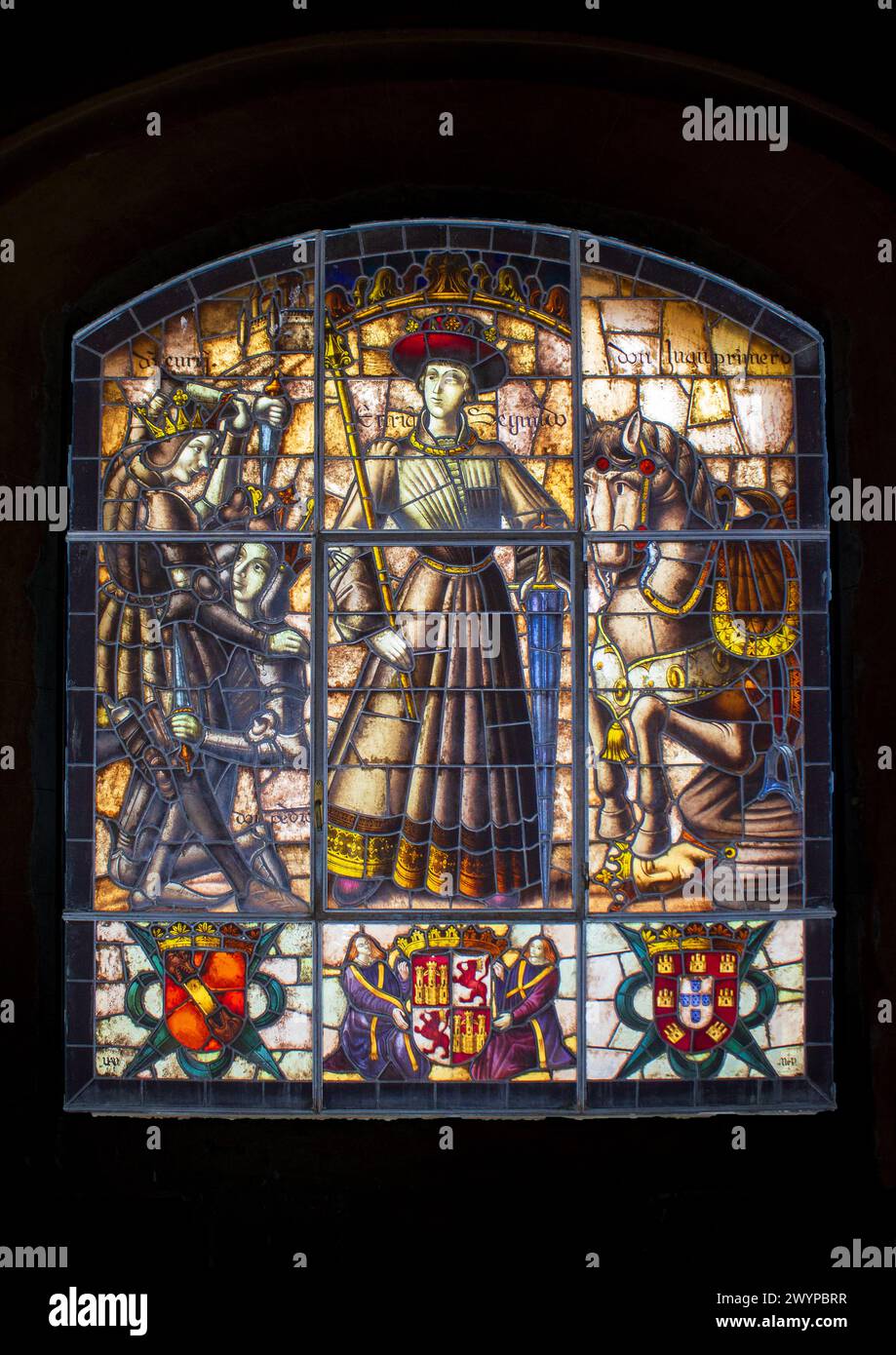 La proclamation de la reine isabelle ier de castille Banque de ...