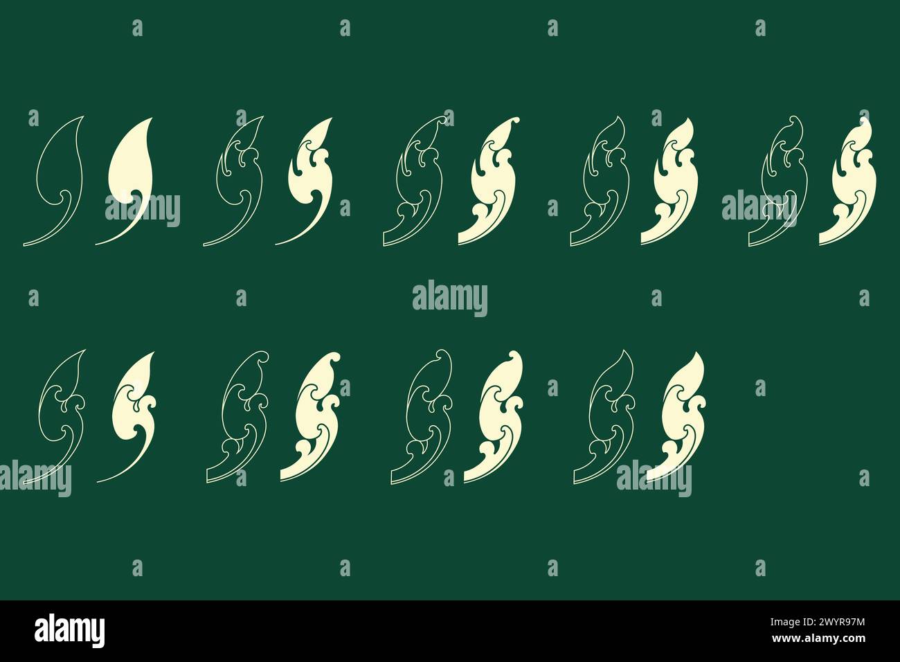 Angkor bayon Banque d'images vectorielles - Alamy