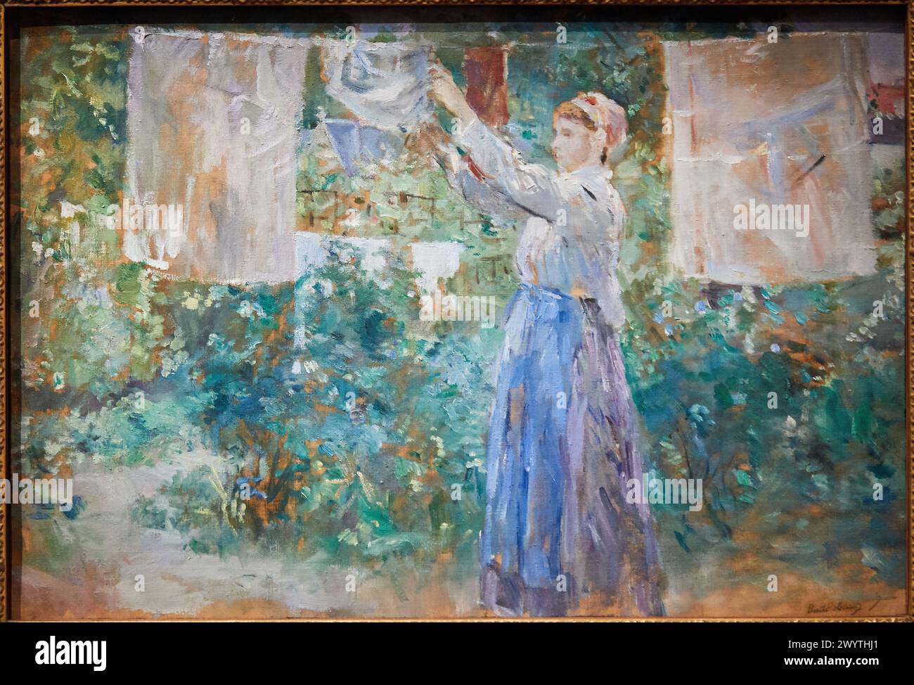 Berthe morisot blanchisseuse Banque de photographies et d’images à ...