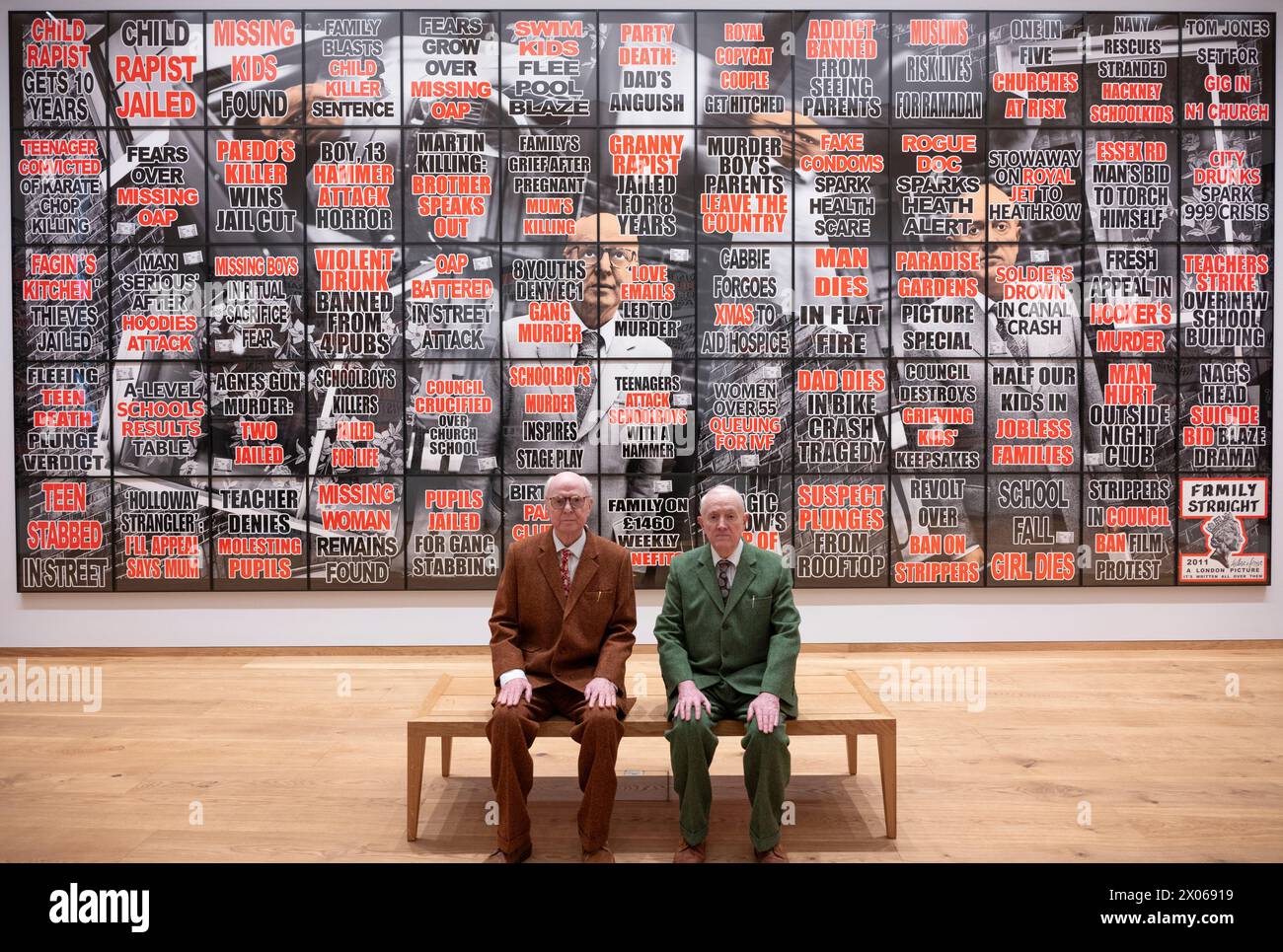 Gilbert & George Centre, Londres, Royaume-Uni. 10 avril 2024. L ...