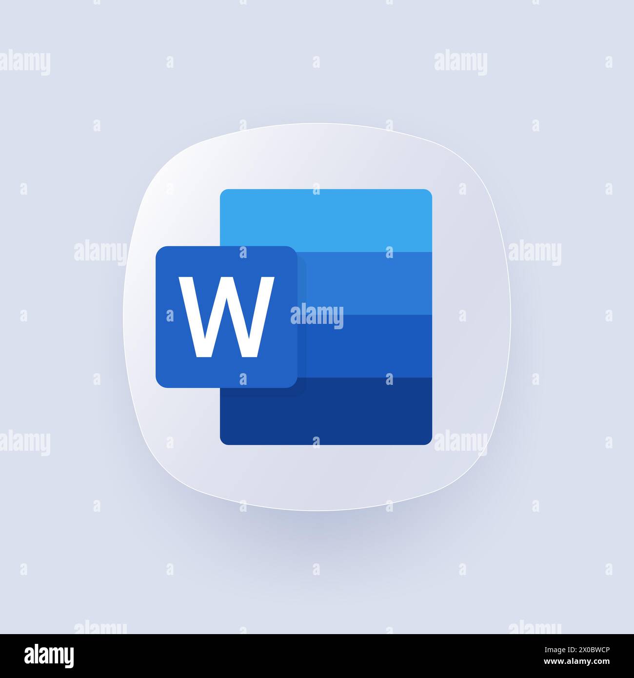 Microsoft word logo Banque d'images vectorielles - Alamy