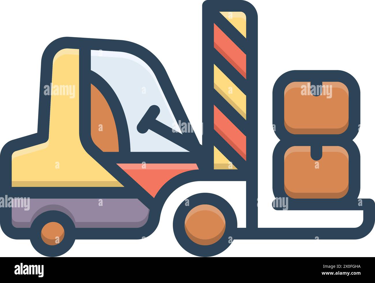 Manutention des marchandises Banque d'images vectorielles - Alamy