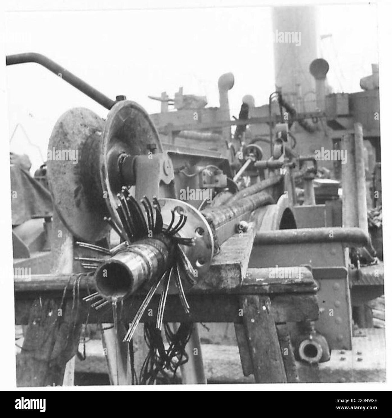 Tambour de treuil Banque d'images détourées - Alamy