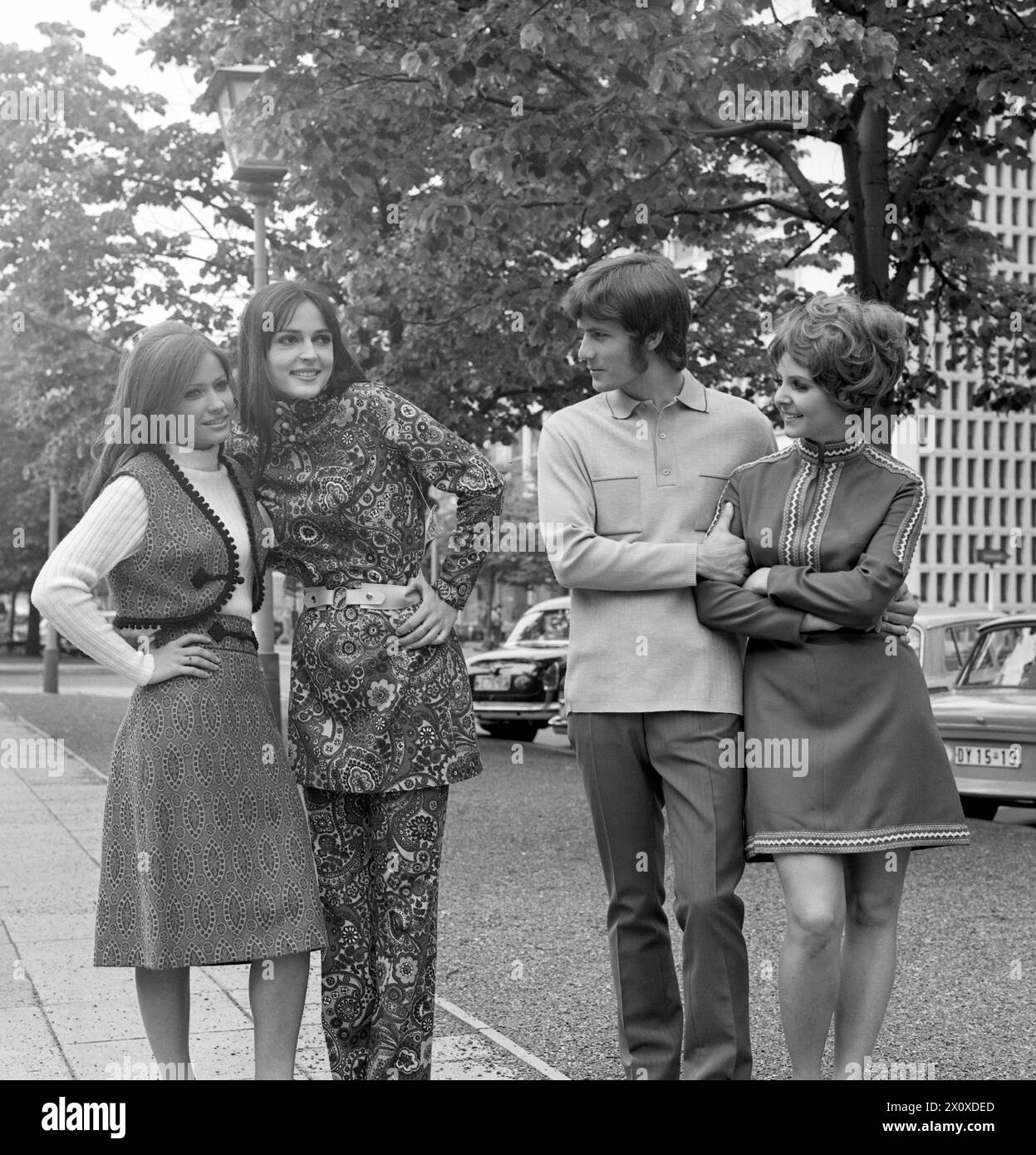 Alltag in der ddr Banque d'images noir et blanc - Alamy