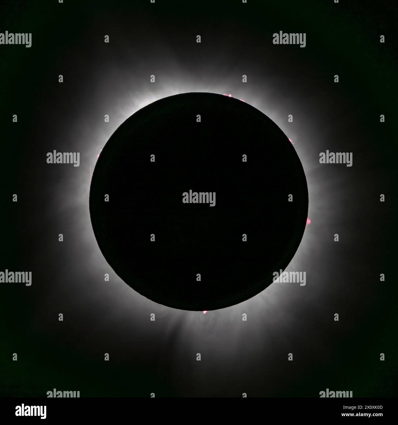 éclipse solaire de 2024 Banque de photographies et d’images à haute ...