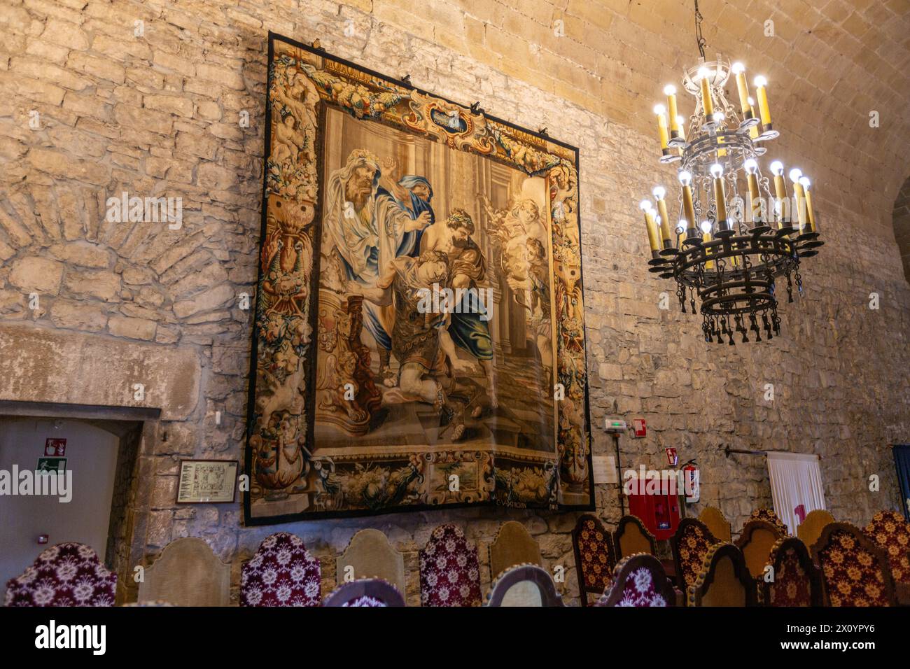 Tapisseries dessinées par Rubens sur le thème de l'histoire d'Achille ...