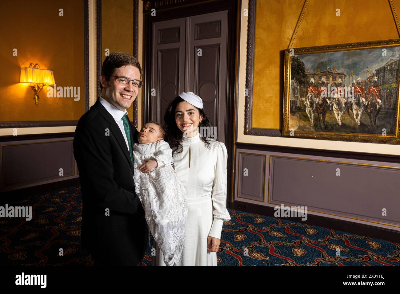 LA HAYE, PAYS-BAS - 13 AVRIL : baptême du duc Léopold de Mecklembourg ...