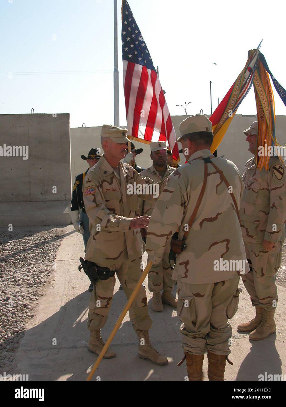 Le Sgt Major Neil Ciotola, 1re division de cavalerie, a assumé sa ...