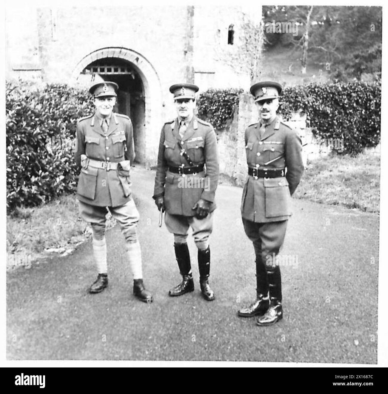 Brigadier gen Banque d'images noir et blanc - Alamy