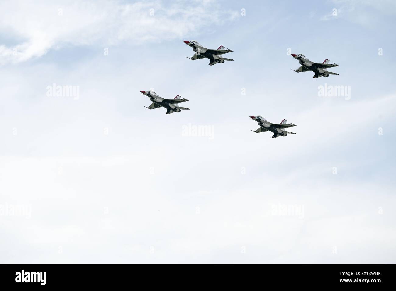 Les Thunderbirds de l'US Air Force se produisent lors du Great Texas ...