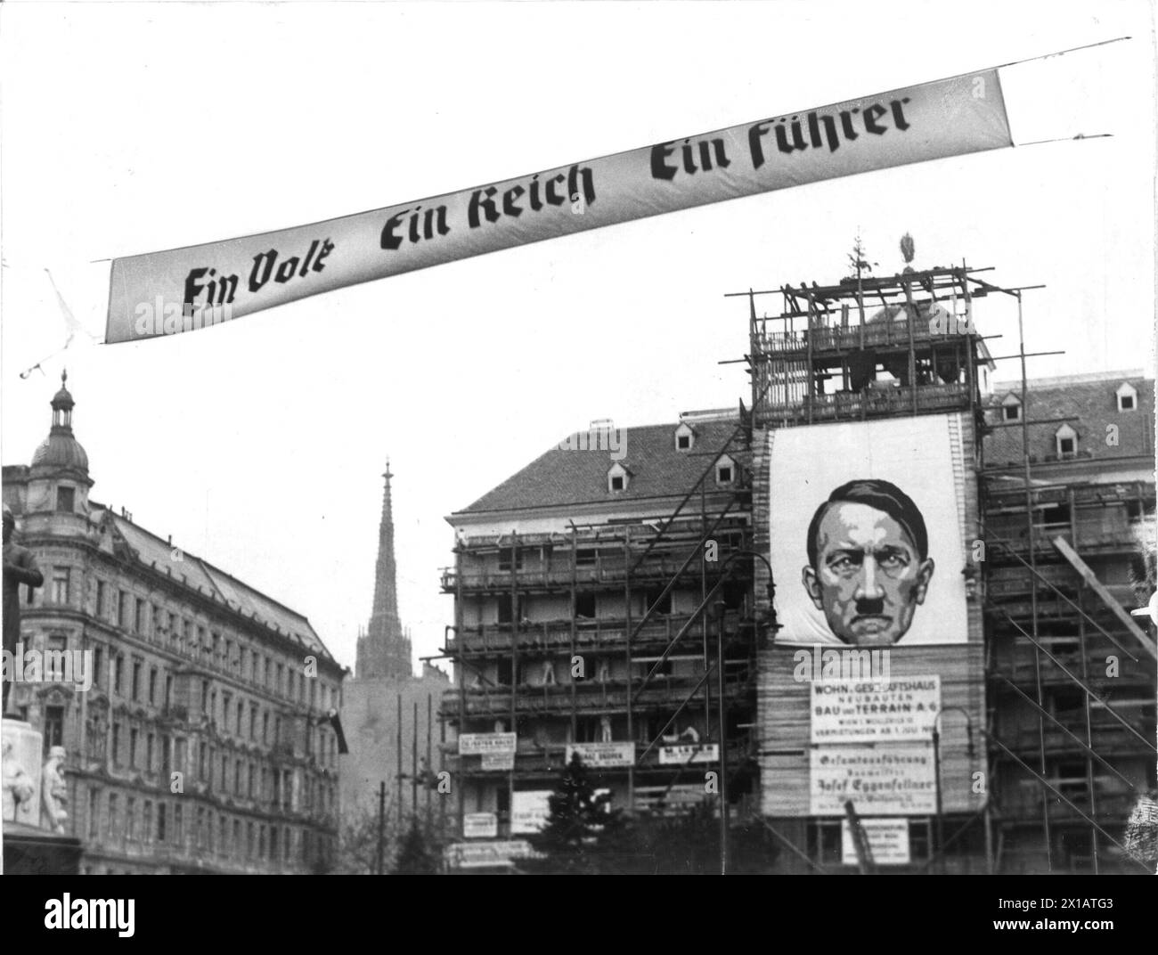 Affiche de propagande ein volk ein reich ein fuhrer Banque d'images ...