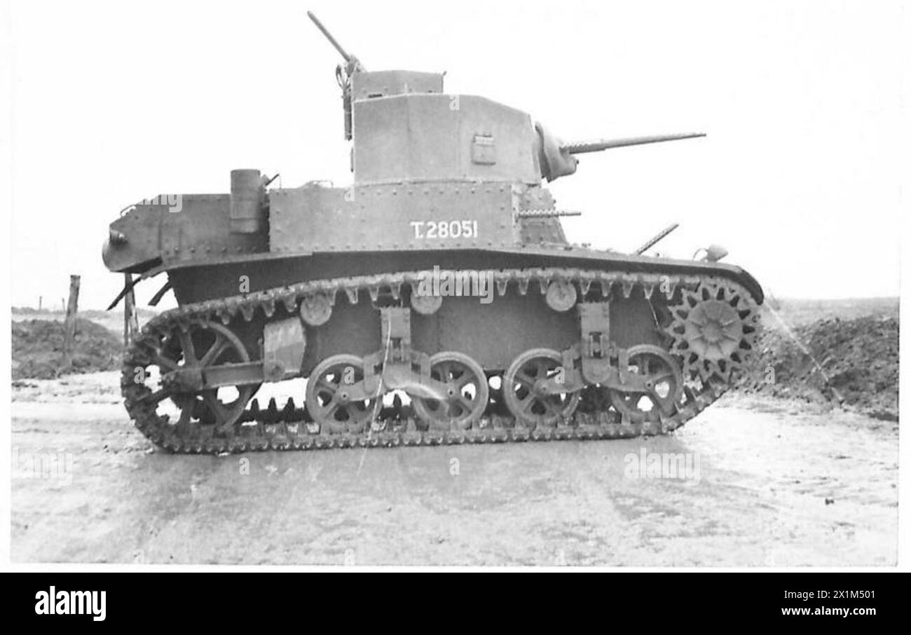 Stuart light tank Banque d'images détourées - Alamy