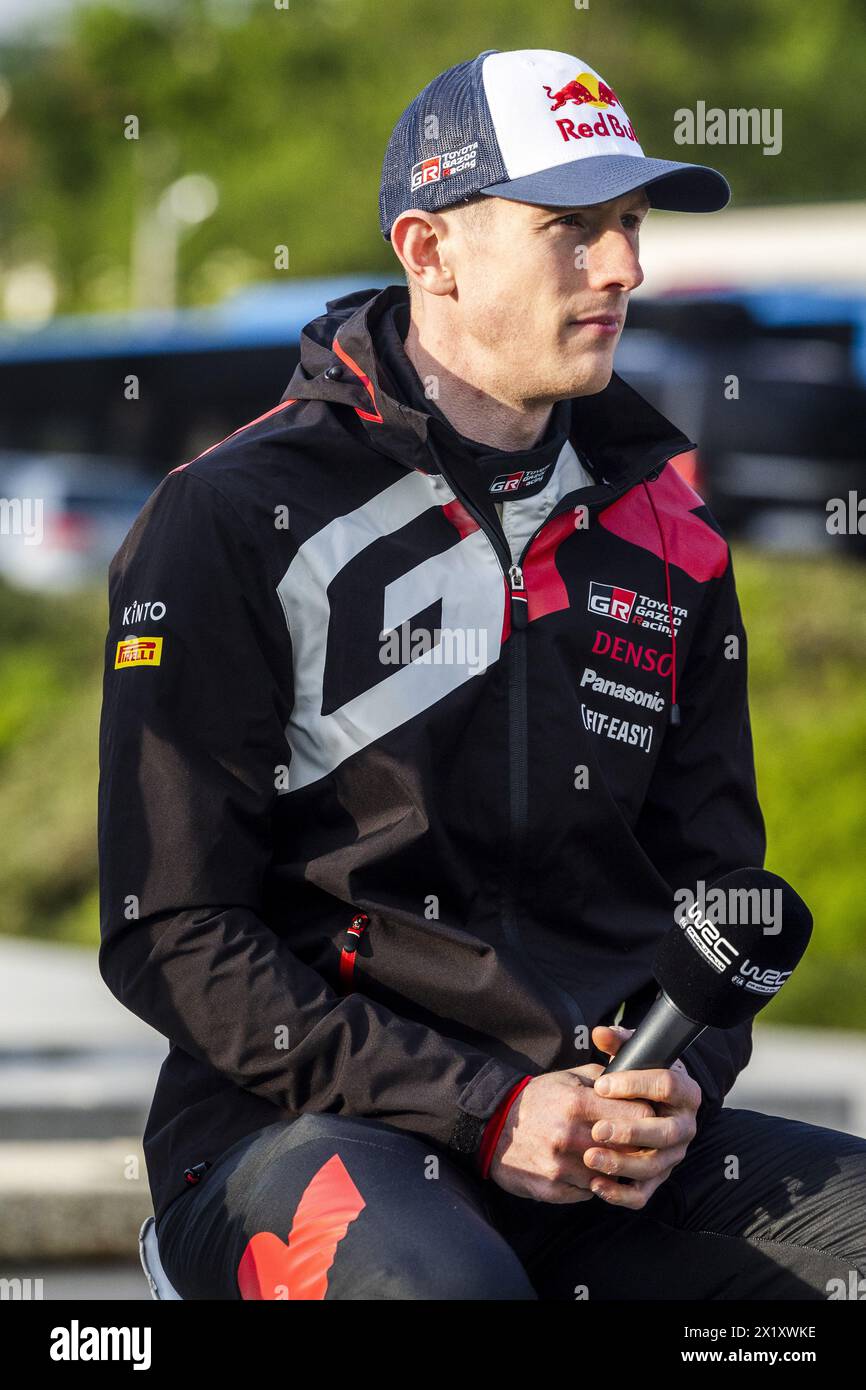 EVANS Elfyn, Toyota GR Yaris Rally1, portrait lors du Rallye de Croatie 2024, 4e manche du ...