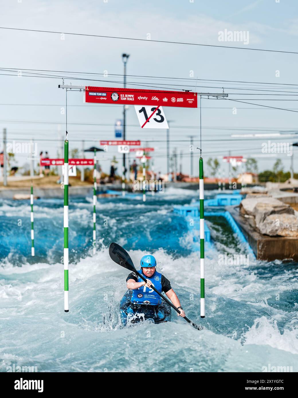 Ashley Nee participe aux essais par équipe olympique de kayak 2024 au ...
