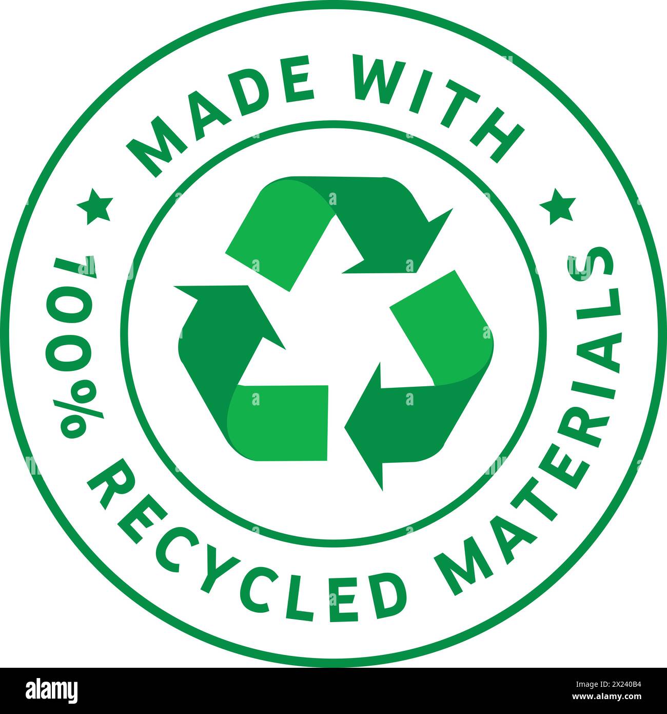 Recycle material Banque d'images vectorielles - Alamy