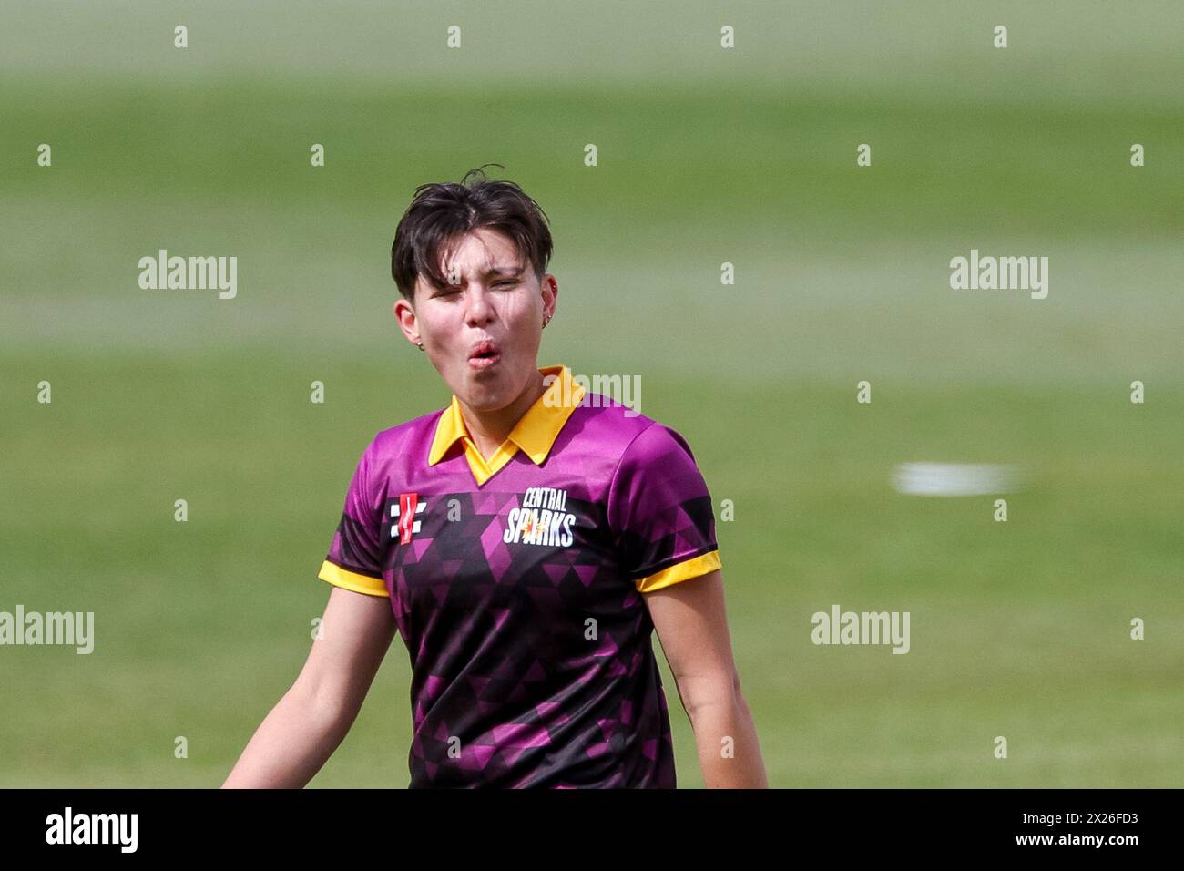 Birmingham, Royaume-Uni. 20 avril 2024. Central Sparks Issy Wong lors ...