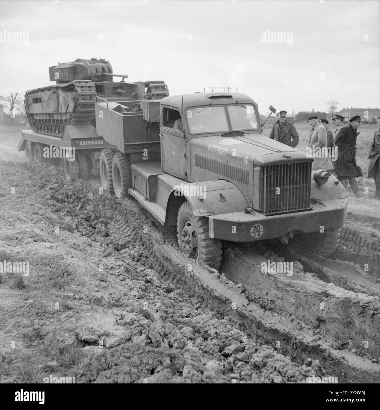 L'ARMÉE BRITANNIQUE AU ROYAUME-UNI 1939-45 - transporteur de chars ...
