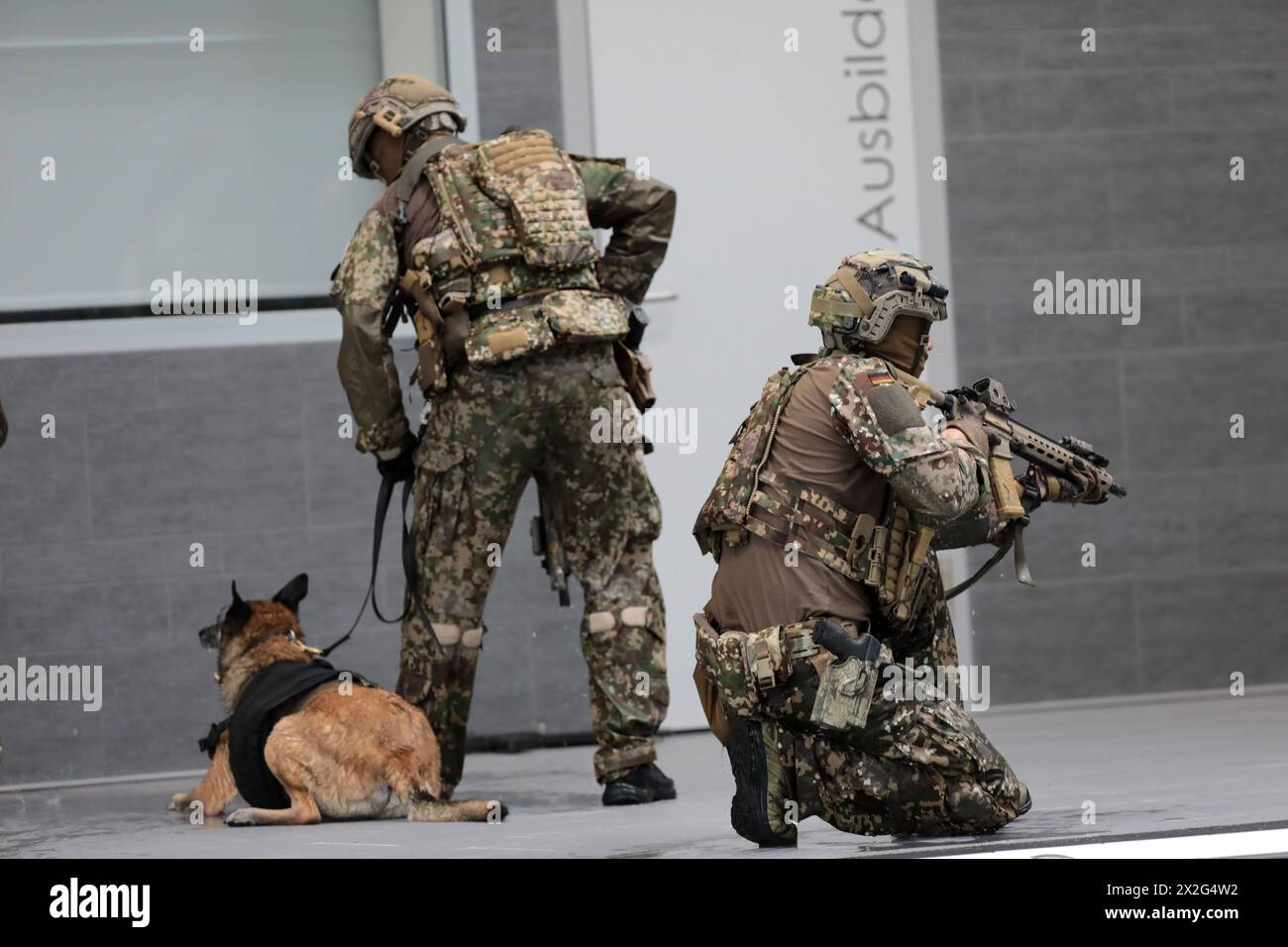 Ein Kommandotrupp des Kommando Spezialkräfte KSK in der ...