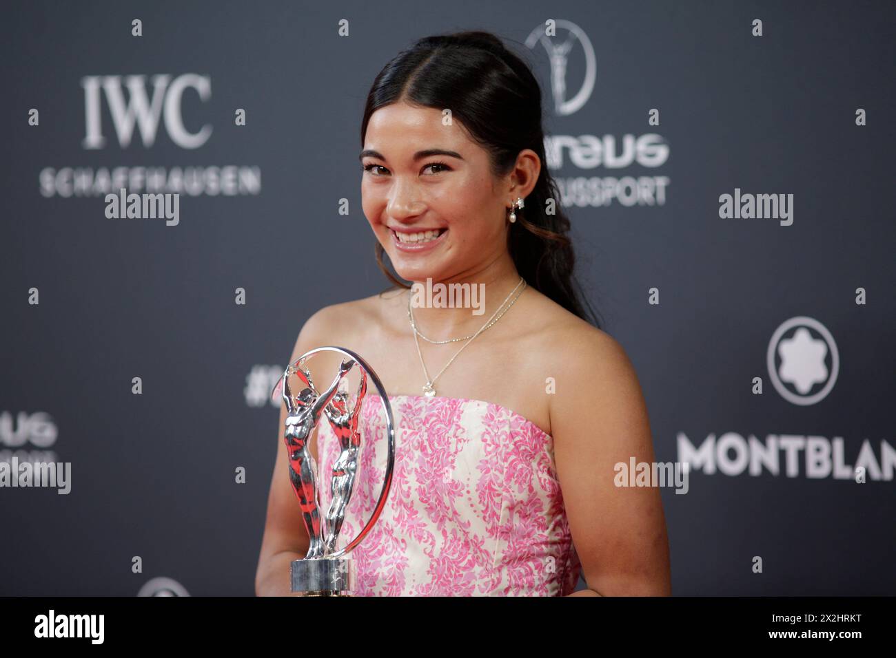 Madrid, Madrid, Espagne. 22 avril 2024. ARISA TREW skateboarder ...