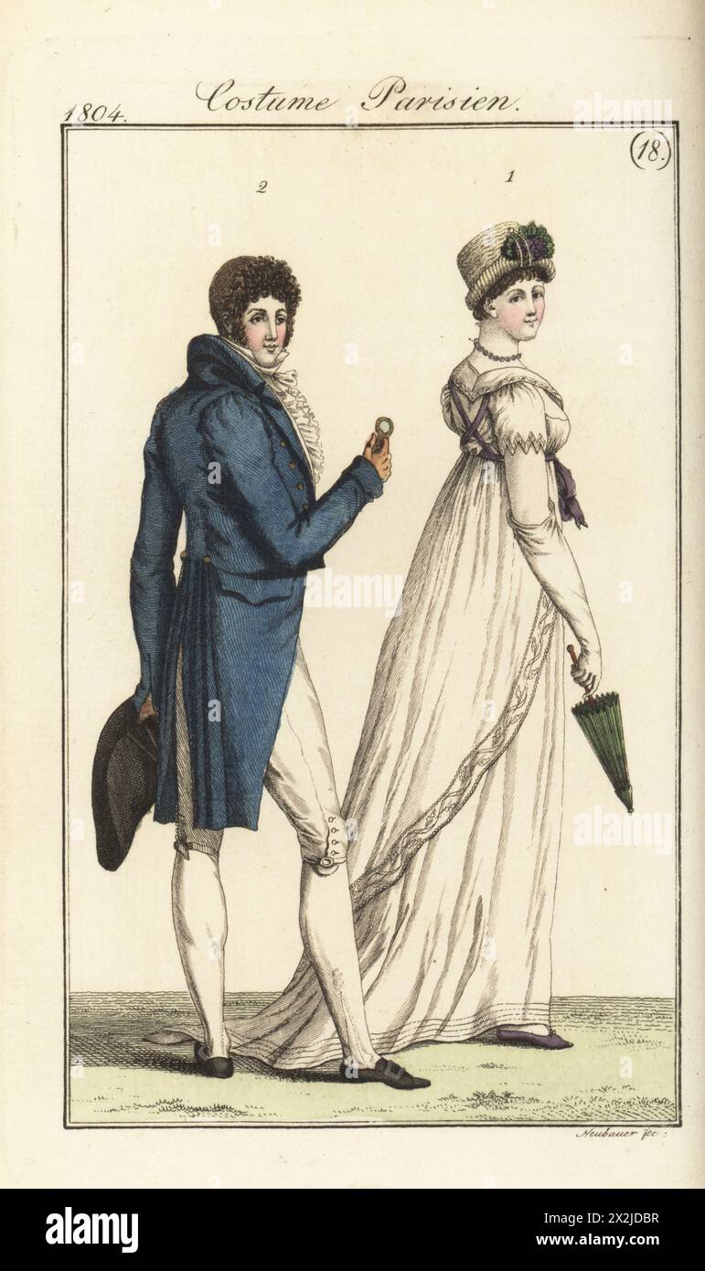 Costume of a fop Banque de photographies et d’images à haute résolution ...