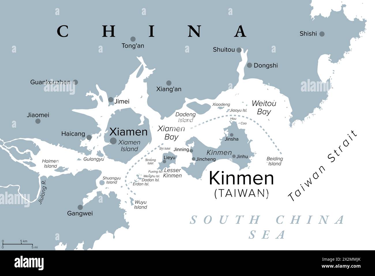 Kinmen map Banque de photographies et d’images à haute résolution - Alamy
