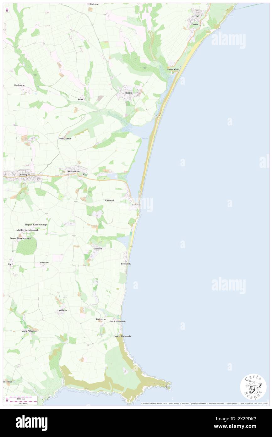 Torcross devon Banque d'images détourées - Alamy