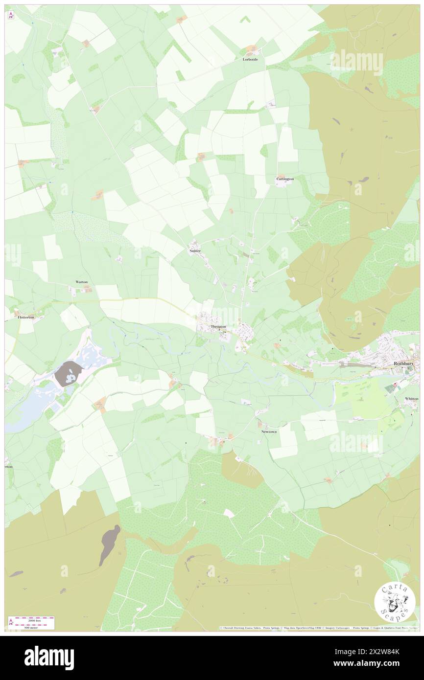 Thropton, Northumberland, GB, Royaume-Uni, Angleterre, n 55 18' 57'', S ...